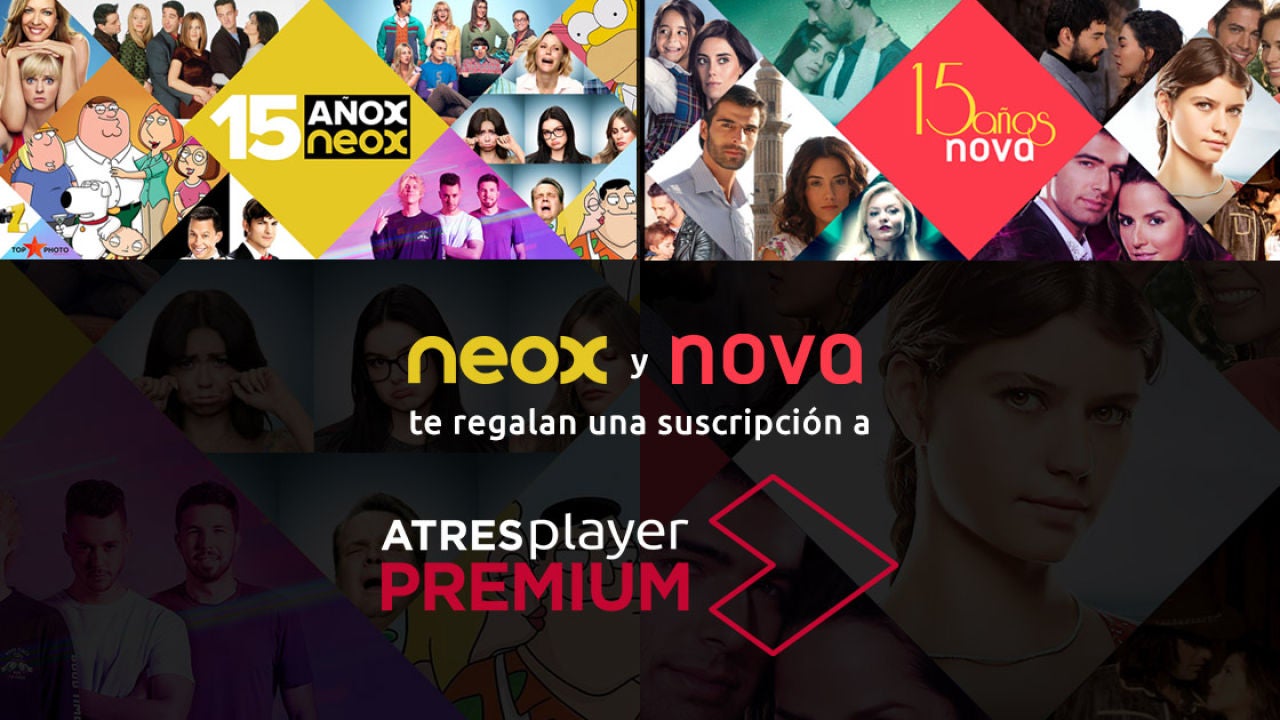Gana con Nova y Neox una suscripción a ATRESplayer Premium (Concurso ...